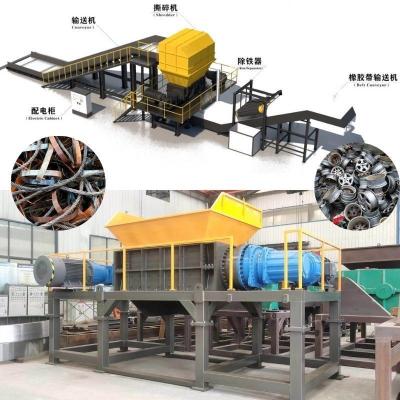 China Two Shaft Shredder 22-110kW Metal Copper Wire Shredder with Planetary Reducer for sale