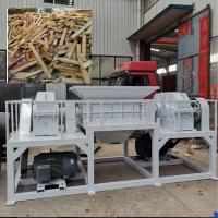 China Twin Shaft Shredder 7.5-220KW for Waste Wood Furniture Metal Plastic Recycling for sale