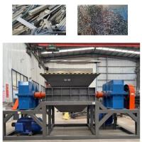 China CE Certified Fully Automatic Double Shaft Shredder for Scrap Aluminum Metal 22-110kW for sale