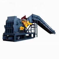 China 220kw Scrap Metal Crusher Hammer Mill 1.5-25 tph for Waste Metal Recycling for sale