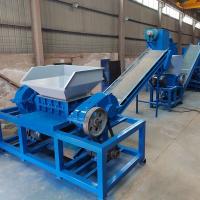 China Industrial Hammer Mill Crusher 1000mm Rotor 1.5-3 tph with Conveyor Belt for Scrap Metal Recycling for sale