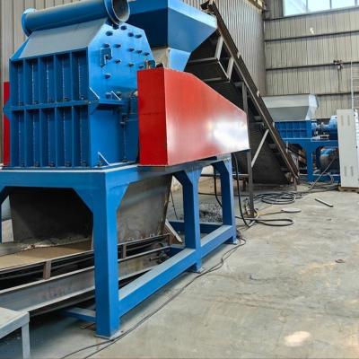 China Scrap Metal Hammer Mill Crusher 15-30 Tons Output Aluminum Can Recycling Production Line for sale