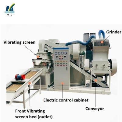 China Copper Electric Wire Separating Granulator Crusher Recycling Machine Output Size 3mm for sale