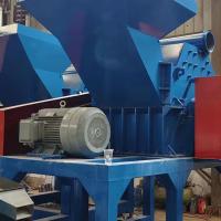China Heavy Duty Metal Barrel Crusher with Vibrating Screen 75-110kW Scrap Car Shredder for sale