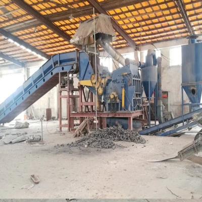 China Industrial Scrap Metal Crusher Hammer Mill Machine 1000mm Rotor 1.5-3 TPH Capacity for sale