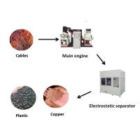 China Recycle Electrical Wires with 4000kg Capacity Copper Wire Cable Scrap Granulator for sale