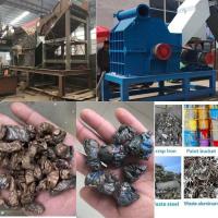 China Scrap Metal Crusher Hydraulic Hammer 1000mm Rotor 1.5-3 Tons Hour for Car Shell Steel Recycling for sale