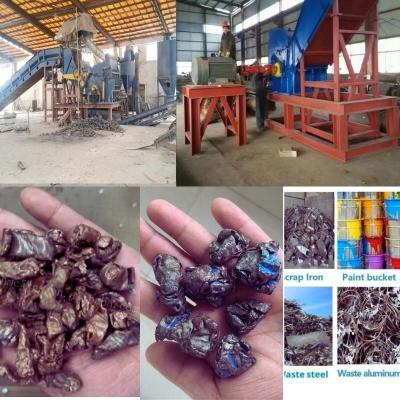 China Automatic Scrap Aluminum Can Hammer Mill Shredder Metal Crusher 680-750 R/M 1.5-25 T/H for sale