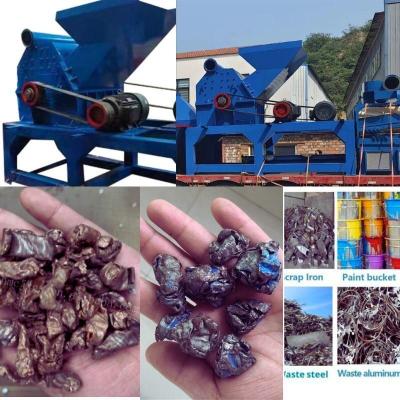 China Scrap Metal Crusher Hydraulic Hammer Iron Crusher 50-100mm Output 1.5-25 Tons per Hour for sale