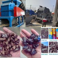 China Industrial Scrap Metal Crusher 1000mm Rotor 1.5-3 Tons Hour with Vibrating Screen for sale