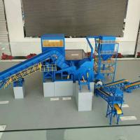 China Industrial Scrap Metal Crusher 1000mm Rotor 1.5-3 Tons Hour with Vibrating Screen for sale