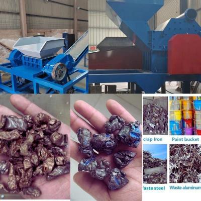 China High Power Metal Hammer Crusher 600x400 Model for Scrap Metal Crushing 1.5-3 tph for sale