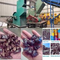 China Popular Scrap Metal Hammer Crushing Machine for Metal Ball Output Material Processing for sale