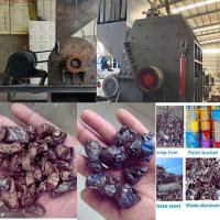China 33-50 Ton Aluminum Can Hammer Mill Metal Shredder Crusher 1600mm Rotor Electric Drive for sale
