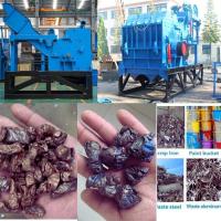 China Heavy Duty Metal Crusher 1.5-3t/h for Scrap Steel Iron Aluminum Car Recycling for sale