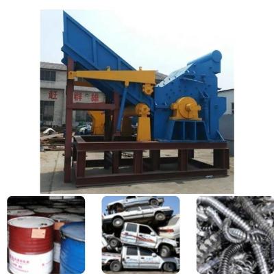 China MCJ-1000 Heavy Duty Industrial Scrap Metal Shredder Crusher 75-110kW 1.5-3 tph for sale