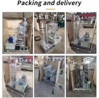China Hydraulic Oil Press Machine 20-100kg/h for Sunflower Soybean Olive Vegetable Oil Production for sale
