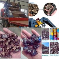 China MCJ-1400 Scrap Metal Crusher 5-8 tph for Steel Iron Aluminum Recycling Machine for sale