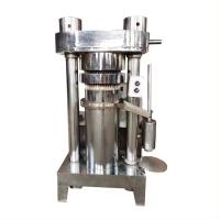 China Hydraulic Sesame Oil Press Machine 1-15kg Batch 8-12 Min Cycle Edible Oil Refining for sale