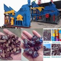 China Scrap Car Body Metal Crusher 1000mm Rotor 1.5-3 Tons per Hour for Recycling for sale