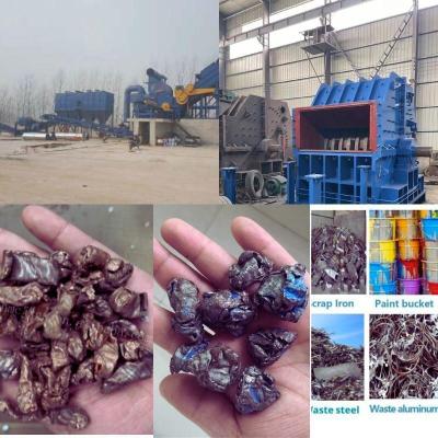 China High Safety Metal Shredder Steel Scrap Crusher Machine 5800x2700x5000mm 8-10 tph for sale