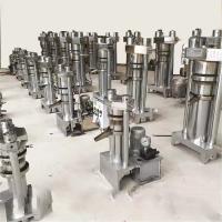 China Full Automatic Hydraulic Oil Press Machine 20-100kg/h Cold Press for Sunflower Rapeseed for sale
