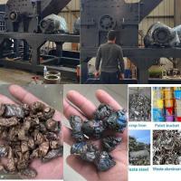 China Waste Car Crusher Machine Car Body Crushing Line Metal Recycling 70 Ton for sale