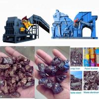 China Automatic Scrap Car Shredder Machine Metal Crusher 6000x3400x5500mm 15-25TPH for sale