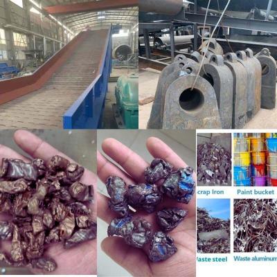 China Industrial Metal Shredder 1000mm Rotor Scrap Bicycle Crusher 1.5-3 TPH Recycling Machine for sale