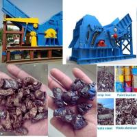 China Scrap Metal Crusher Machine 1.5-25 tph for Recycling Steel Iron Aluminum for sale