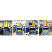 China 20 Ton Hydraulic Vertical Baler for Wool Waste Plastic Film Recycling 20T for sale