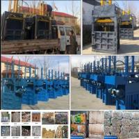 China Vertical Hydraulic Tyre Baler 60T for Truck Car Used Tire Baling Recycling Machine for sale