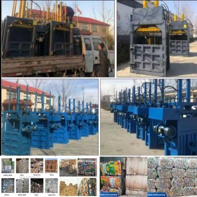 China Vertical Hydraulic Press Baler 1600x2200x3550 mm for Paper Cardboard Plastic Bottle for sale