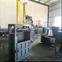 China Vertical Baler for Paper Textile Plastic 800x400x800 mm Bale Size 10-200T for sale