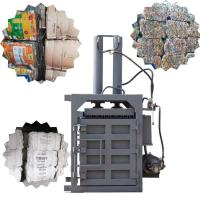 China Vertical Baler for Paper Textile Plastic 800x400x800 mm Bale Size 10-200T for sale