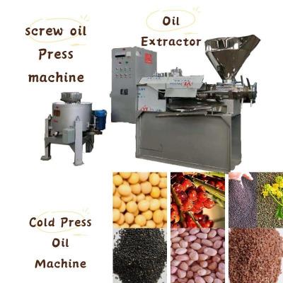 China MCO-120 300kg/h Spiral Oil Press Machine for Perilla Seed Soybean Oil Extraction for sale