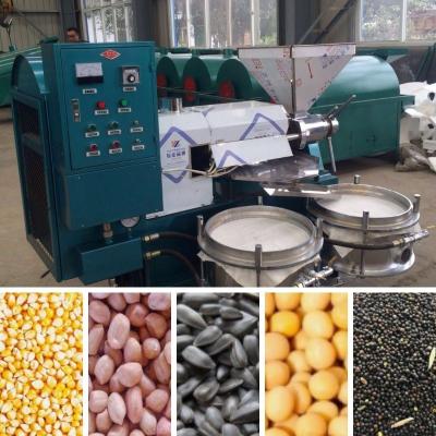 China Screw Oil Press Machine 80-550kg/h Multifunctional Spiral Oil Expeller for Sesame Peanut Soybean for sale