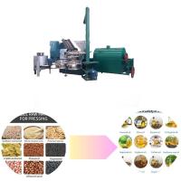 China Spiral Sesame Oil Press Machine 80-550kg/h Sunflower Oil Expeller Automatic Control for sale