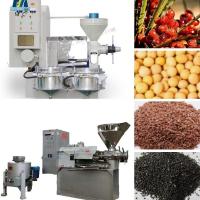 China Small Household Screw Oil Press Machine 80-550kg/h for Mustard Seed Vegetable Oil Spiral Extractor 220V for sale