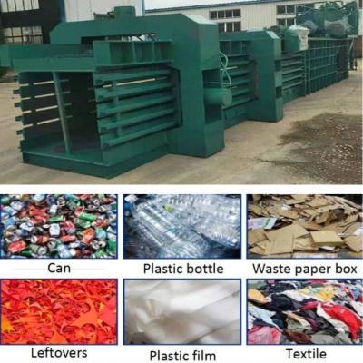 China Hydraulic Horizontal Full Waste Left Materials Plastic Baler for Recycling Full Payment for sale