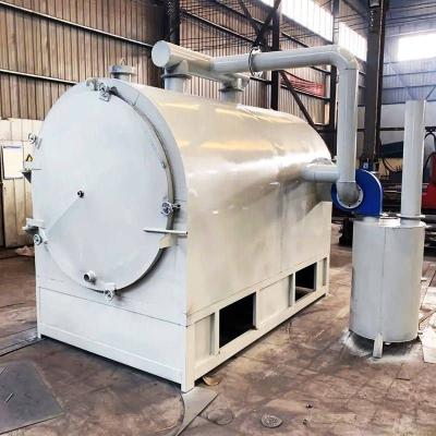 China Biomass Carbonization Furnace 1200kg per Day Rice Husk Bamboo Biochar Making Machine for sale