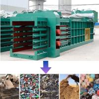 China Horizontal Baler Machine Efficiently Compress Plastic Products for Waste Management for sale