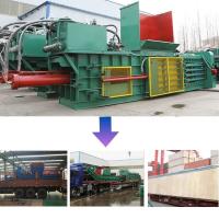 China Horizontal Baler Machine Efficiently Compress Plastic Products for Waste Management for sale