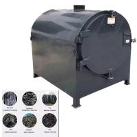 China 9 Cubic Meter Smokeless Carbonization Furnace 7000kg Daily Capacity Charcoal Making Machine for sale