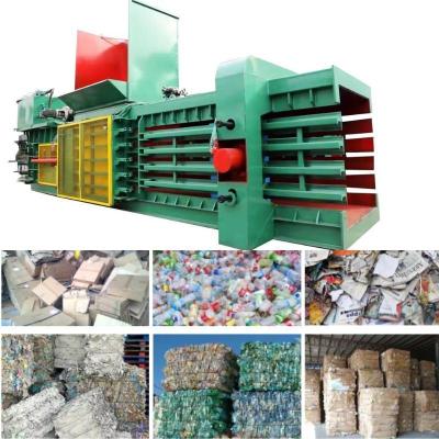 China Horizontal Baler for Waste Paint Bucket Plastic Cardboard 1300kg Package Gross Weight for sale