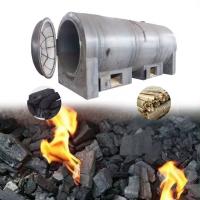 China Smokeless Biomass Carbonization Furnace 1200kg per Day Continuous Charcoal Making Machine for sale