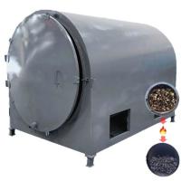 China Smokeless Biomass Carbonization Furnace 1200kg per Day Continuous Charcoal Making Machine for sale