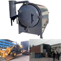 China Biomass Charring Furnace Machine 1200kg per Day for Nut Shells Wood Bamboo Carbonization for sale