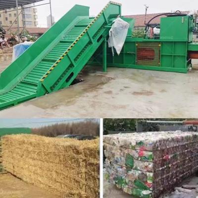 China Fully Automatic Horizontal Hydraulic Tobacco Baling Machine 100 Kn for Cartons and Wood for sale