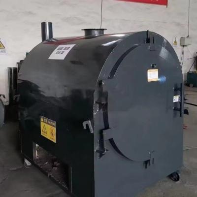 China Jute Sticks Carbonization Furnace 1200kg per Day for Hardwood Rubber Tree Charcoal Briquette Making for sale